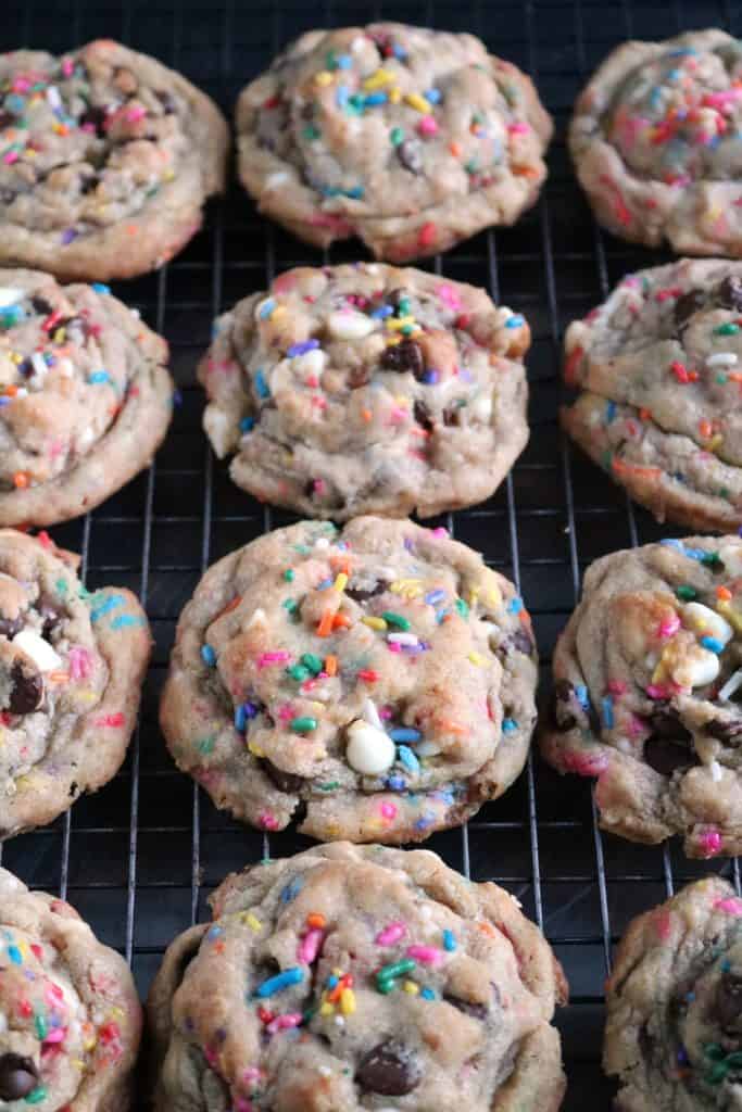 Sprinkle Chocolate Chip Cookies | The Spiffy Cookie